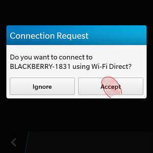 Directions for Wi-Fi Direct Connection with Your App