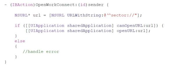 iOS: Use Custom URL Schemes for Enterprise Apps