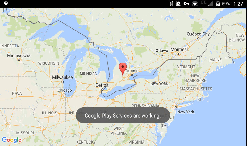 Debugging Google Maps with Secure Work Space