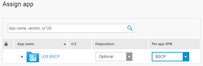 Overview of iOS Per-app VPN with BlackBerry Secure Connect Plus